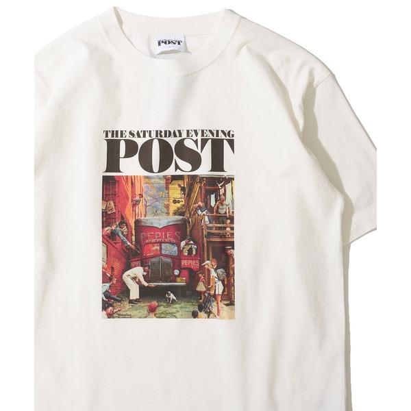『タイムセール実施中』ZOZO問い合わせ番号:95187414ショップ:ADP.，エーディーピードットブランド:ADPOSION，アドポーション商品名:【THE SATURDAY EVENING POST】Road block アートワーク...