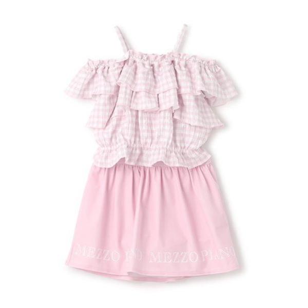 『セール実施中』※このアイテムは返品・交換対象外商品です。ZOZO問い合わせ番号:95217976ショップ:NARUMIYA ONLINE，ナルミヤ オンラインブランド:mezzo piano，メゾピアノ商品名:【SWIM】オフショルダーフ...