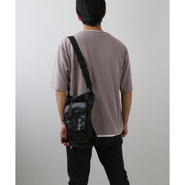 ZOZO問い合わせ番号:95218729ショップ:Rora，ローラブランド:DEVICE，デバイス商品名:DEVICE strong 2way レッグポーチカテゴリ:バッグ>ショルダーバッグブランド品番:hgs10048素材:合皮（P...