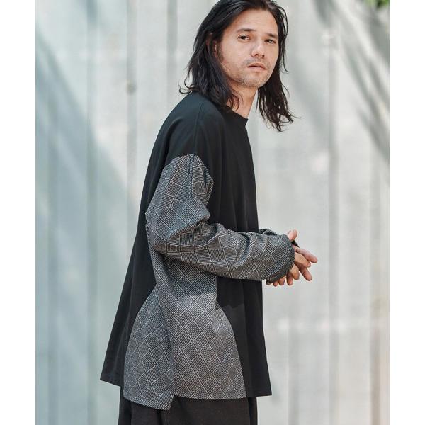 ZOZO問い合わせ番号:95219970ショップ:CAMBIO，カンビオブランド:CAMBIO，カンビオ商品名:mlt5280- Switch Jacquard Ponti Cut sew カットソーカテゴリ:トップス>Tシャツ/カッ...