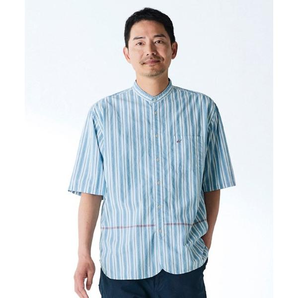 ZOZO問い合わせ番号:95220667ショップ:FELISSIMO，フェリシモブランド:Sunny clouds，サニークラウズ商品名:サニークラウズ　ｆｅａｔ．　ｂｏｎｐｏｎ　ｂｏｎさんのソーダストライプシャツ〈メンズ〉カテゴリ:トップ...