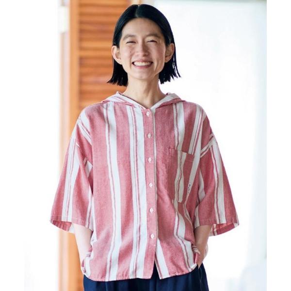 ZOZO問い合わせ番号:95220749ショップ:FELISSIMO，フェリシモブランド:Sunny clouds，サニークラウズ商品名:サニークラウズ　パーカーになりたかったシャツ〈レディース〉カテゴリ:トップス>シャツ/ブラウスブ...