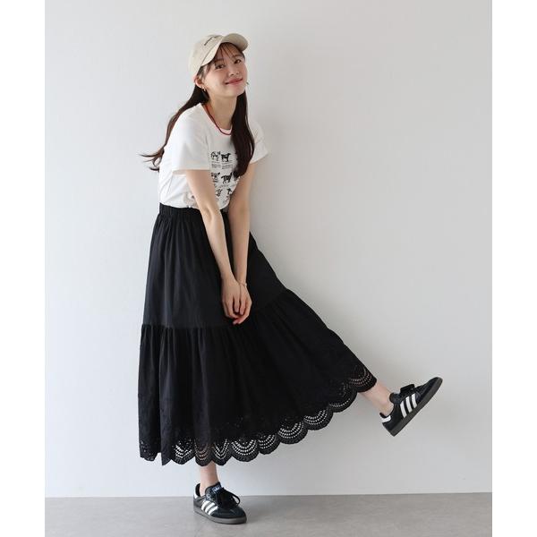 ZOZO問い合わせ番号:95220976ショップ:BLUEEAST，ブルーイーストブランド:BLUEEAST，ブルーイースト商品名:《新色追加 / 選べる着丈》コットンレースティアードスカートカテゴリ:スカート>スカートブランド品番:...