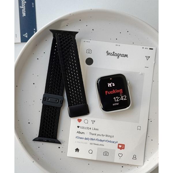 ZOZO問い合わせ番号:95221051ショップ:Fun &amp; Daily，ファンアンドデイリーブランド:Fun &amp; Daily，ファンアンドデイリー商品名:Nylon Braid Strap For APPLE WATCH ...