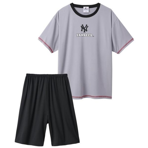 『タイムセール実施中』ZOZO問い合わせ番号:95253922ショップ:nissen，ニッセンブランド:QUNTSTYLE，キュントスタイル商品名:【MLB】ベア天竺半袖パジャマカテゴリ:ルームウェア>ルームウェア/パジャマブランド品...