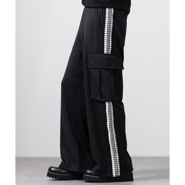 ZOZO問い合わせ番号:95254360ショップ:EMMA CLOTHES，エマ クローズブランド:CLEL，クレイル商品名:【CLEL】Hand Knitting Track Cargo Pants / ハンドニッティング トラックカーゴ...