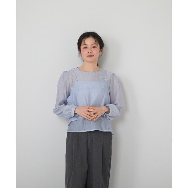 『タイムセール実施中』ZOZO問い合わせ番号:95254362ショップ:Bonjour Sagan，ボンジュールサガンブランド:MINS MINIS，ミンスミニス，Bonjour Sagan，ボンジュールサガン商品名:シアーメロウブラウスカ...