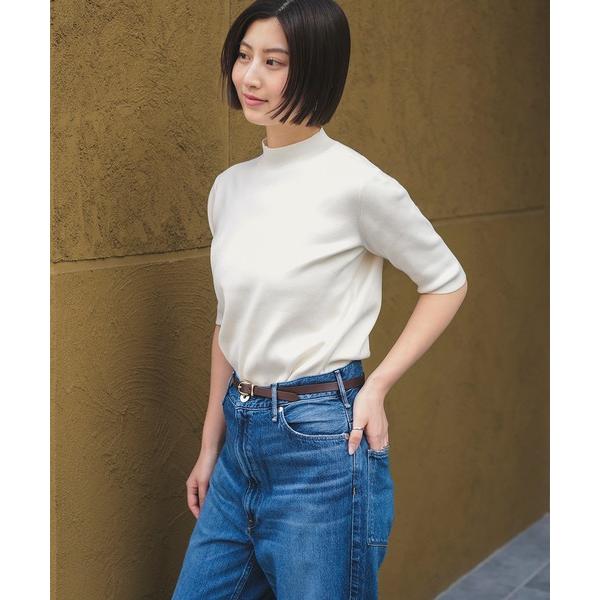 ZOZO問い合わせ番号:95254631ショップ:BEAMS WOMEN，ビームスウィメンブランド:Demi-Luxe BEAMS，デミルクス ビームス商品名:シンプル モックネック ニット .M［手洗い可］カテゴリ:トップス>ニット...