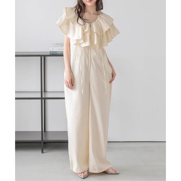 『タイムセール実施中』ZOZO問い合わせ番号:95254834ショップ:SUGAR BISKET，シュガービスケットブランド:AMELY，エミリー商品名:フロントジップオールインワンカテゴリ:オールインワン・サロペット>つなぎ/オール...