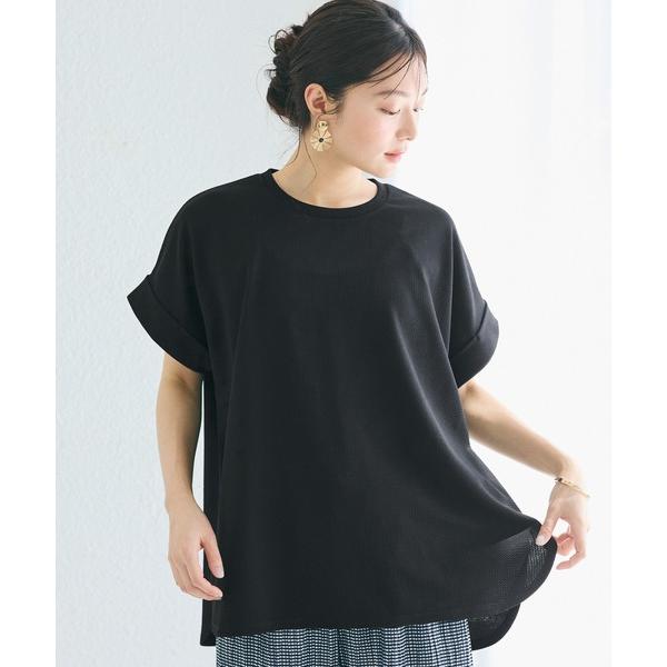 ZOZO問い合わせ番号:95255212ショップ:coca，コカブランド:coca（coca），コカ商品名:【田中里奈様着用】＼再入荷／ ライトエンボスロールアップスリーブトップス 速乾/イージーケア/乾燥機OK/通気性/ストレッチカテゴリ...