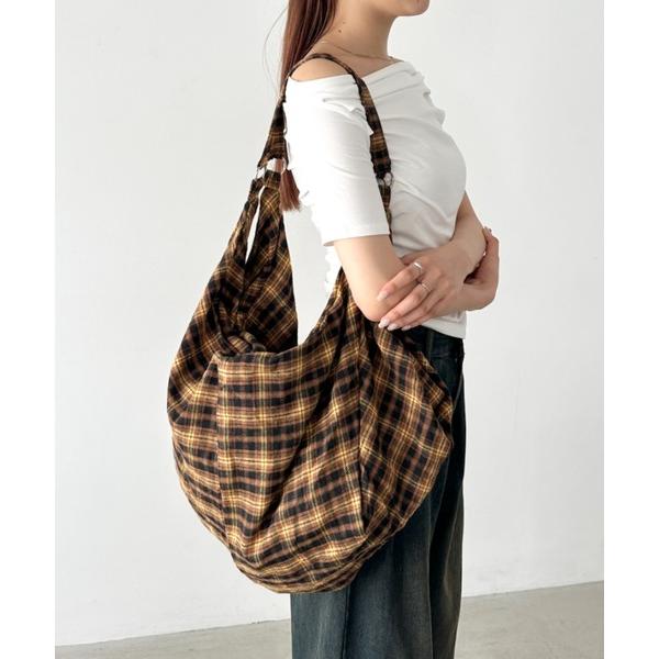 『タイムセール実施中』ZOZO問い合わせ番号:95255283ショップ:Outfitter lab，アウトフィッターラボブランド:Bamm，バム，Outfitter lab，アウトフィッターラボ商品名:大容量チェックショルダーバッグカテゴリ...