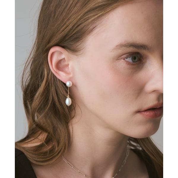 ZOZO問い合わせ番号:95286201ショップ:agete，アガットブランド:agete，アガット商品名:K10パールピアスチャームカテゴリ:アクセサリー>チャームブランド品番:10252117617素材:淡水パール、GF、K10カ...