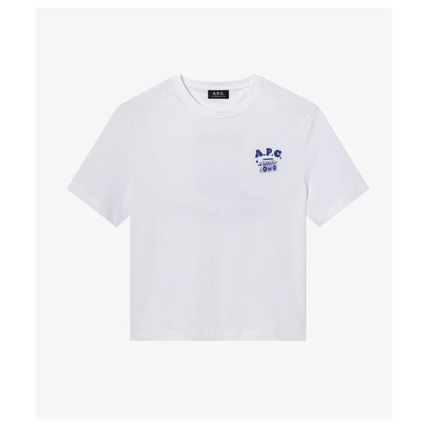 『セール実施中』ZOZO問い合わせ番号:95287128ショップ:A.P.C.，アー・ペー・セーブランド:A.P.C.，アーペーセー商品名:T-SHIRT BOXY DISCOカテゴリ:トップス>Tシャツ/カットソーブランド品番:23...