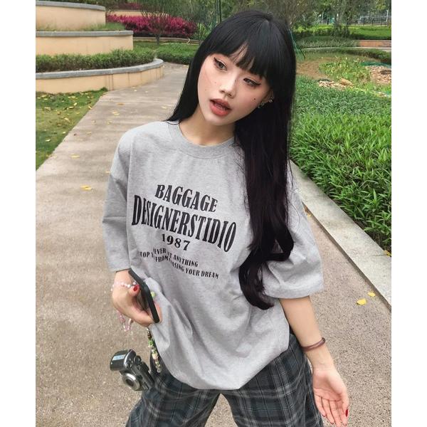 『セール実施中』ZOZO問い合わせ番号:95348122ショップ:VIBGYOR，ヴィブジョーブランド:VIBGYOR，ヴィブジョー商品名:[NARULA/ナルラ]カレッジロゴ風 プリント ビッグTシャツ(CZ)カテゴリ:トップス>T...