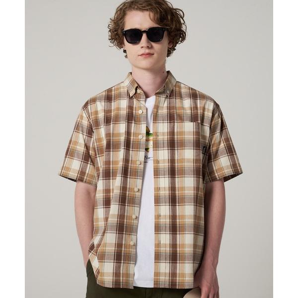 『タイムセール実施中』ZOZO問い合わせ番号:95348200ショップ:Eddie Bauer，エディーバウアーブランド:Eddie Bauer，エディーバウアー商品名:コットンリネン 半袖 チェックシャツカテゴリ:トップス>シャツ/...