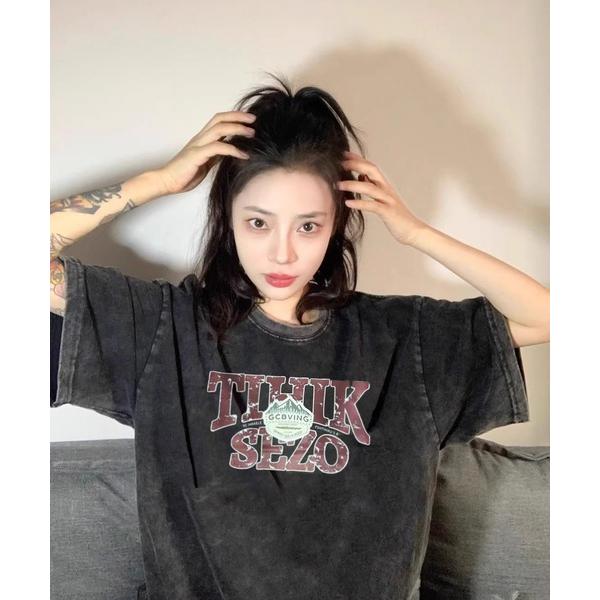 『タイムセール実施中』ZOZO問い合わせ番号:95348736ショップ:VIBGYOR，ヴィブジョーブランド:VIBGYOR，ヴィブジョー商品名:[NARULA/ナルラ]ヴィンテージ加工 ピグメント プリント Tシャツ(CZ)カテゴリ:トッ...