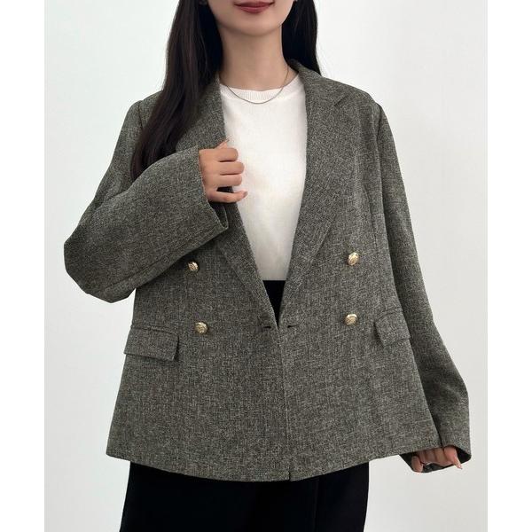 『タイムセール実施中』ZOZO問い合わせ番号:95349426ショップ:JUNOAH，ジュノアブランド:CENEA，セネア商品名:薄手ツイードテーラードジャケットカテゴリ:ジャケット/アウター>テーラードジャケットブランド品番:frn...