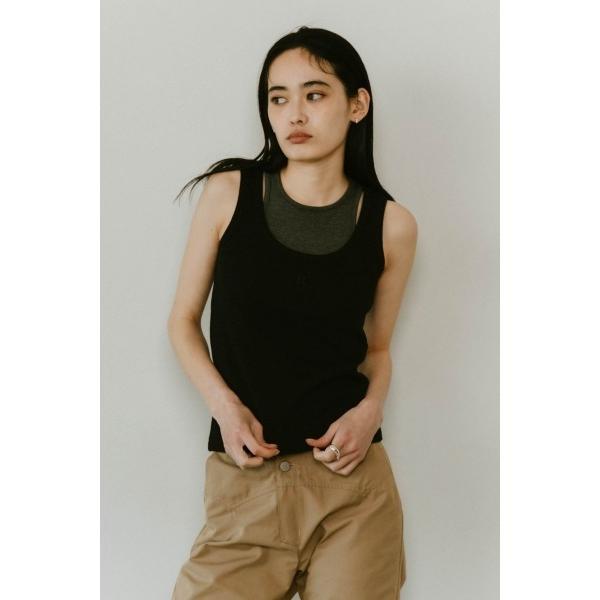 ZOZO問い合わせ番号:95349564ショップ:Knuth Marf，クヌースマーフブランド:Knuth Marf，クヌースマーフ商品名:2piece layered logo tank topカテゴリ:トップス>タンクトップブラン...