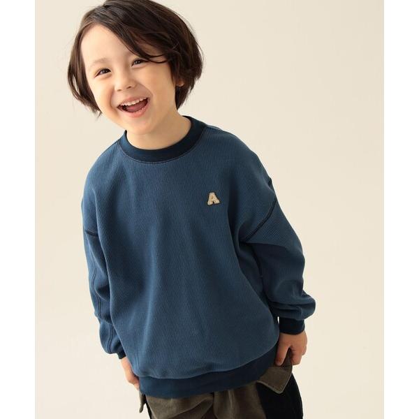 『タイムセール実施中』ZOZO問い合わせ番号:95380292ショップ:BEAMS HEART，ビームスハートブランド:BEAMS mini，ビームスミニ商品名:アルファベット ワッフル ロングスリーブ Tシャツ 2025FW（90〜140...