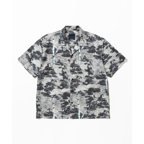 ZOZO問い合わせ番号:95381800ショップ:meanswhile，ミーンズワイルブランド:meanswhile，ミーンズワイル商品名:Side Slit Open Collar SHカテゴリ:トップス>シャツ/ブラウスブランド品...