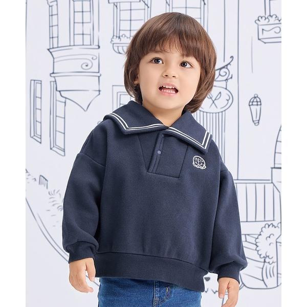 『タイムセール実施中』ZOZO問い合わせ番号:95382466ショップ:Combi mini，コンビミニブランド:combimini，コンビミニ商品名:カノコ裏起毛セーラー襟BIGトレーナーカテゴリ:トップス>スウェットブランド品番:...