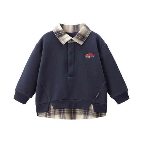 『タイムセール実施中』ZOZO問い合わせ番号:95382468ショップ:Combi mini，コンビミニブランド:combimini，コンビミニ商品名:カノコ裏起毛襟付きBIGトレーナーカテゴリ:トップス>スウェットブランド品番:55...