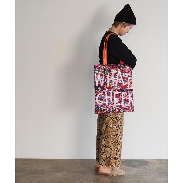 ZOZO問い合わせ番号:95386638ショップ:Magine，マージンブランド:Magine，マージン商品名:cheek チーク　sequins print puff tote スパンコールプリントビッグトートカテゴリ:バッグ>トー...