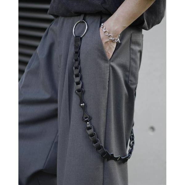 ZOZO問い合わせ番号:95415562ショップ:ASTRONOMY，アストロノミーブランド:ETELIO，エテリオ商品名:本革サークルパーツレザーウォレットチェーンカテゴリ:財布/小物>ウォレットチェーンブランド品番:et25038...