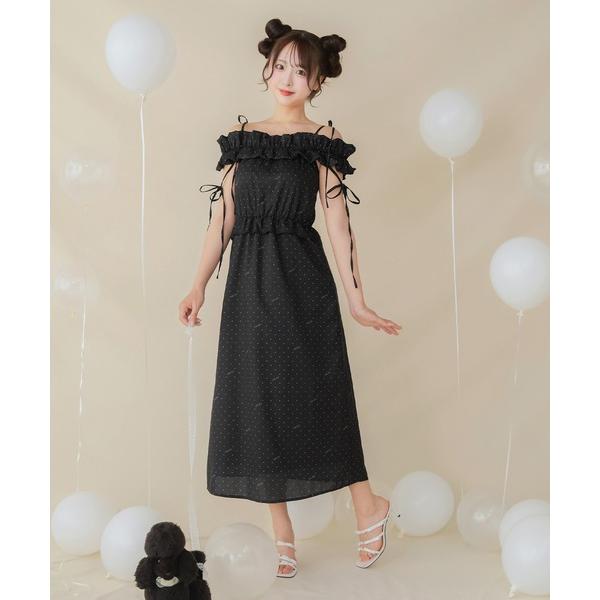 ZOZO問い合わせ番号:95416160ショップ:EMMA CLOTHES，エマ クローズブランド:PriCHOU，プリシュ商品名:Off-Shoulder Long One Piece/オフショルロングワンピースカテゴリ:ワンピース/ドレ...