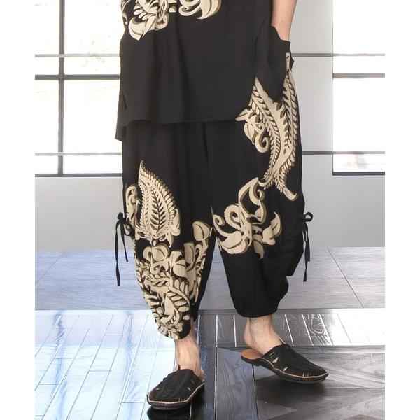 ZOZO問い合わせ番号:95416494ショップ:チャイハネ，チャイハネブランド:チャイハネ，チャイハネ商品名:【チャイハネ】ペイズリー柄リドラ変形MEN'Sサルエルパンツカテゴリ:パンツ>その他パンツブランド品番:IDS-5234素...