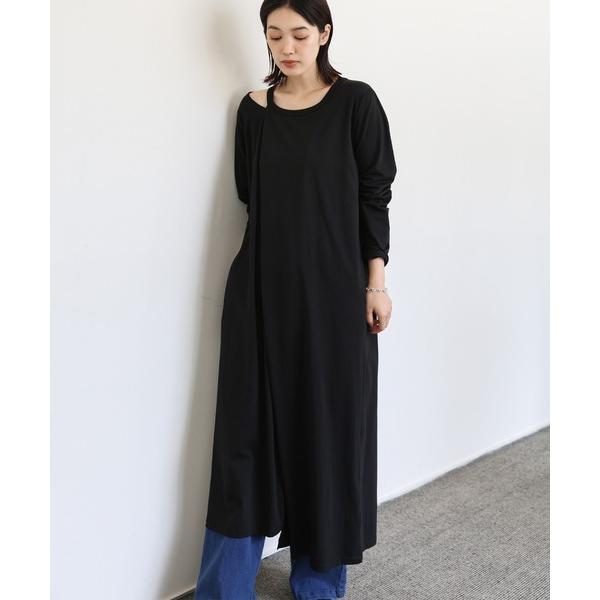 『セール実施中』ZOZO問い合わせ番号:95416677ショップ:select MOCA，セレクトモカブランド:select MOCA Et，セレクトモカエト商品名:【Et】Asymmetrical Neck One-pieceカテゴリ:ワ...