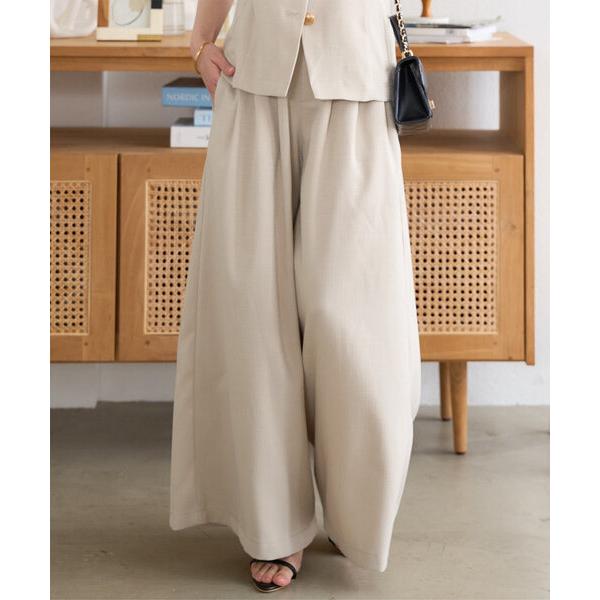 『タイムセール実施中』ZOZO問い合わせ番号:95416881ショップ:kobelettuce，コウベレタスブランド:KOBE LETTUCE，コウベレタス商品名:リネンタッチワイドパンツカテゴリ:パンツ>その他パンツブランド品番:M...