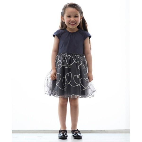 『セール実施中』ZOZO問い合わせ番号:95448134ショップ:petit main，プティマインブランド:petit main，プティマイン商品名:【リンク】チェーン刺しゅうチュールワンピース(キッズ)カテゴリ:ワンピース/ドレス&gt...