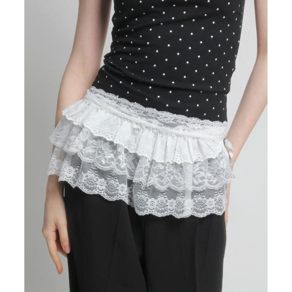 ZOZO問い合わせ番号:95448541ショップ:Port，ポートブランド:IMARI，イマリ商品名:【 IMARI / イマリ 】 レース フリル レイヤード スカート #カテゴリ:スカート>スカートブランド品番:IMA-LW-25...
