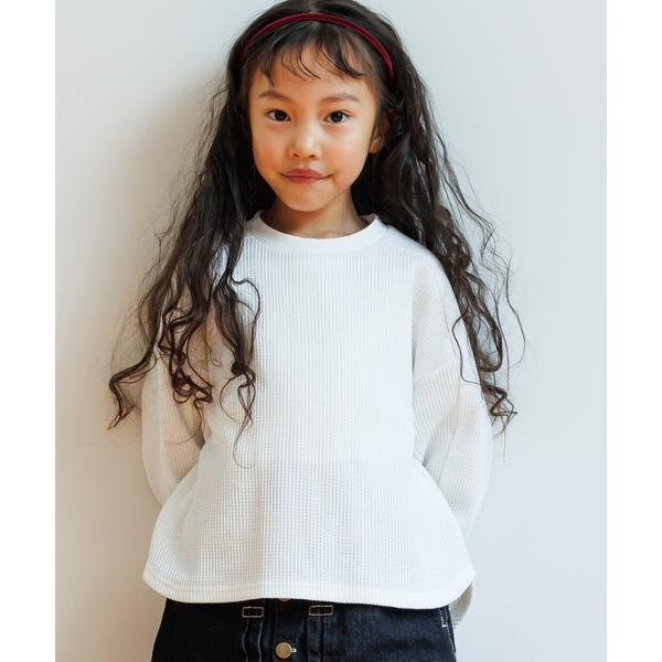 『タイムセール実施中』ZOZO問い合わせ番号:95448814ショップ:MAKE YOUR DAY，メイクユアデイブランド:MAKE YOUR DAY，メイクユアデイ商品名:無地サーマルラウンドヘム長袖Tシャツ■80〜140cmカテゴリ:ト...