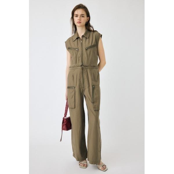 『タイムセール実施中』ZOZO問い合わせ番号:95449383ショップ:MOUSSY，マウジーブランド:MOUSSY，マウジー商品名:【セットアップ対応】DETACHABLE オールインワンカテゴリ:オールインワン・サロペット>つなぎ...