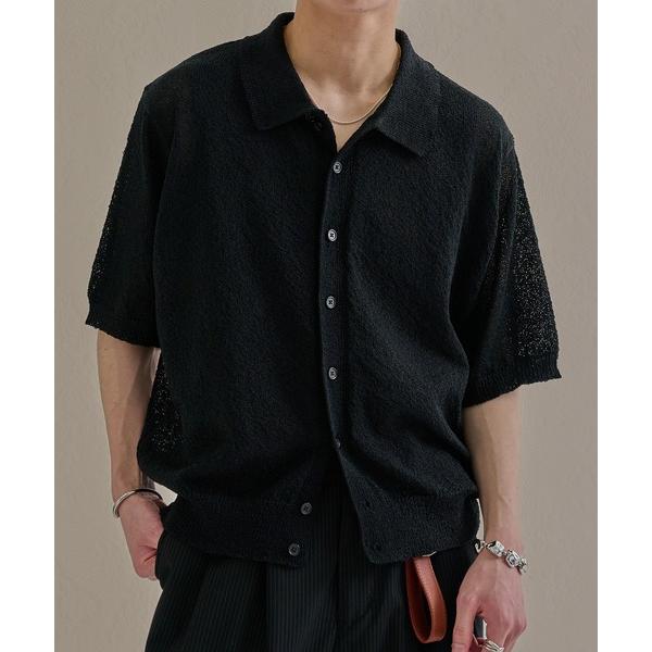 ZOZO問い合わせ番号:95449642ショップ:epnok，エプノックブランド:epnok，エプノック商品名:カールヤーンルーズ半袖サマーニットシャツカテゴリ:トップス>ニット/セーターブランド品番:499885素材:ポリエステル ...