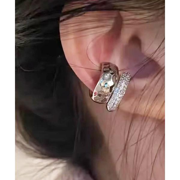 ZOZO問い合わせ番号:95449876ショップ:Port，ポートブランド:Port，ポート商品名:【 SORUTT / ソルト 】 ラインストーン ダブルレイヤード イヤーカフ (1個)カテゴリ:アクセサリー>イヤーカフブランド品番...