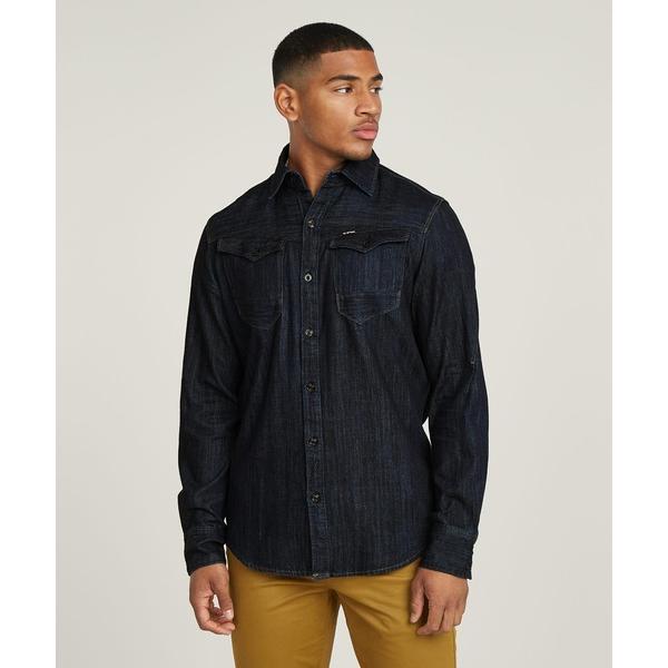 『セール実施中』ZOZO問い合わせ番号:95450809ショップ:G-STAR RAW，ジースター・ロゥブランド:G-STAR，ジースター商品名:ARC 3D SLIM SHIRT/立体裁断スリムデニムシャツカテゴリ:トップス>シャツ...