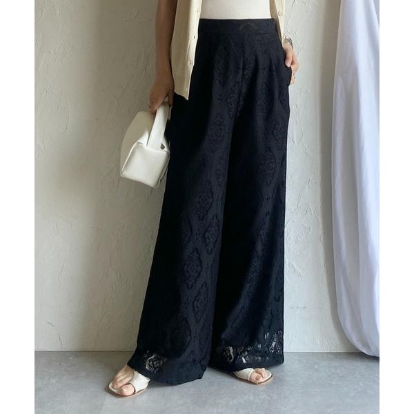 『セール実施中』ZOZO問い合わせ番号:95451583ショップ:wears，ウェアーズブランド:She's Closet，シーズクローゼット商品名:セミワイドラッセルレースロングパンツカテゴリ:パンツ>その他パンツブランド品番:ZE...