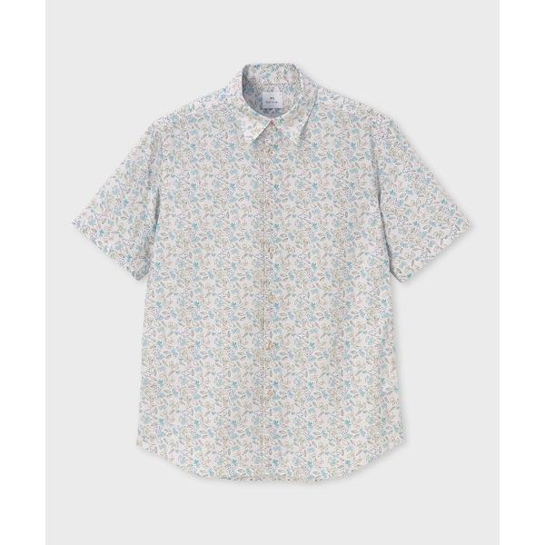 ZOZO問い合わせ番号:95452455ショップ:Paul Smith，ポール・スミスブランド:PS Paul Smith，ピーエスポールスミス商品名:“Globeflower” 半袖シャツ【252312 619PN】カテゴリ:トップス&g...