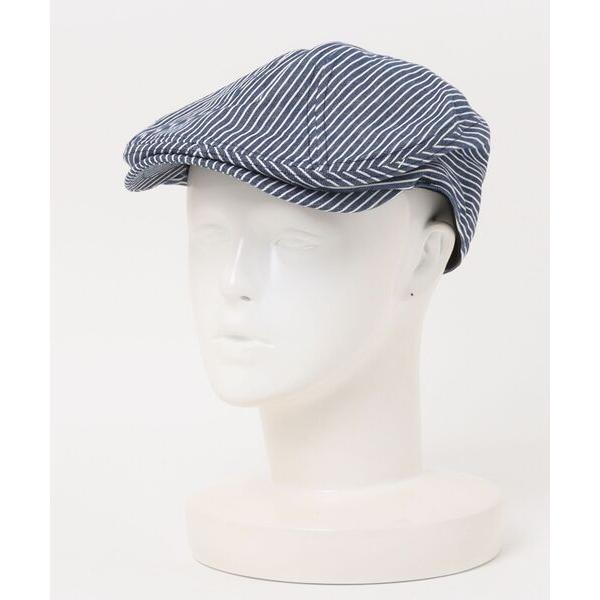 ZOZO問い合わせ番号:95452582ショップ:UNBILLION，アンビリオンブランド:cachenez，カシュネ商品名:カシュネ cache nez / ヒッコリーストライプハンチングカテゴリ:帽子>ハンチング/ベレー帽ブランド...