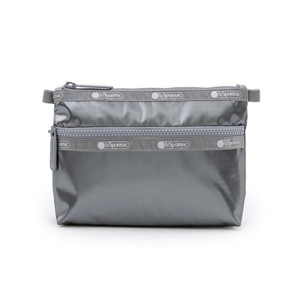 ZOZO問い合わせ番号:95482865ショップ:LeSportsac，レスポートサックブランド:LeSportsac，レスポートサック商品名:COSMETIC CLUTCH ガンメタルグレーシャインカテゴリ:財布/小物>ポーチブラン...