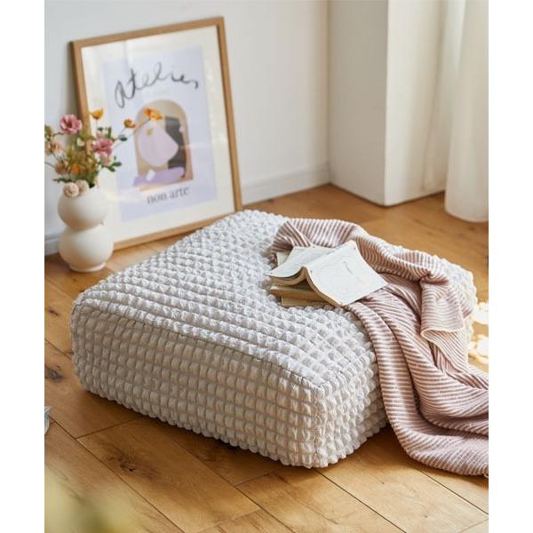 ZOZO問い合わせ番号:95483986ショップ:nissen，ニッセンブランド:COCOPLATZ interior，ココプラッツインテリア商品名:クッションになる布団収納ケース ぽこぽこデザイン 【furry doudou./ファーリー...