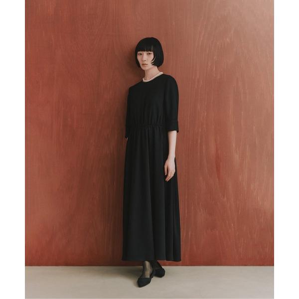 ZOZO問い合わせ番号:95484178ショップ:kaene，カエンブランド:kaene，カエン商品名:ライトシフォンミドルスリーブワンピース「ブラックフォーマル対応：自宅洗濯可」冠婚葬祭 礼服 喪服 入学式 卒業式 七五三 お宮参り「清涼...