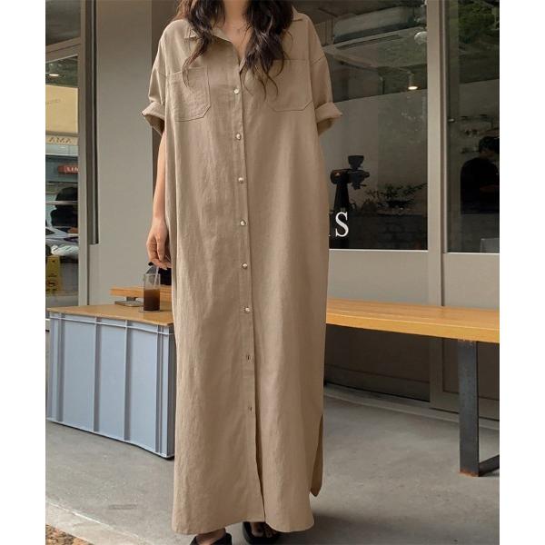 『タイムセール実施中』ZOZO問い合わせ番号:95484758ショップ:Ada.，エイダブランド:ReRe，リリ商品名:選べる2TYPEシャツワンピースカテゴリ:ワンピース/ドレス>シャツワンピースブランド品番:wa-t242素材:コ...