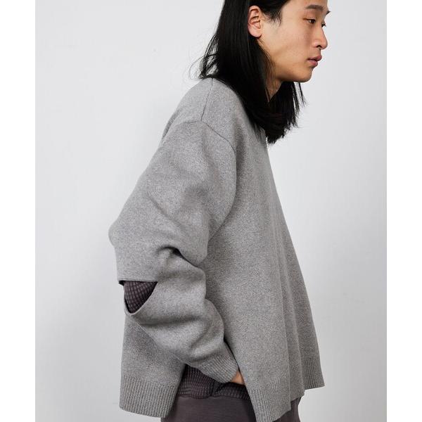 『セール実施中』ZOZO問い合わせ番号:95516657ショップ:BEAMS MEN，ビームス メンブランド:BEAMS，ビームス商品名:ワイドショートフィット 12ゲージ スリットニットカテゴリ:トップス>ニット/セーターブランド品...