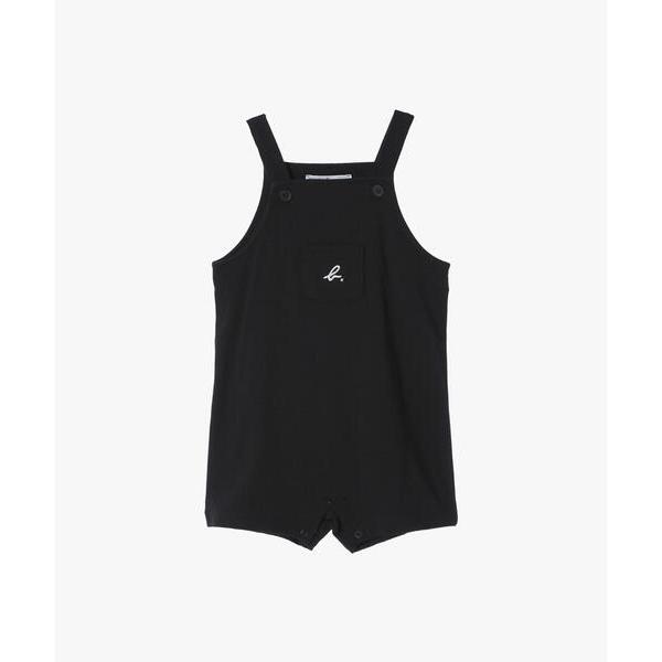 ZOZO問い合わせ番号:95516800ショップ:agnes b.，アニエスベーブランド:agnes b.，アニエスベー商品名:ベビー ”b.”ロゴ刺繍 コットン サロペットカテゴリ:オールインワン・サロペット>サロペット/オーバーオ...