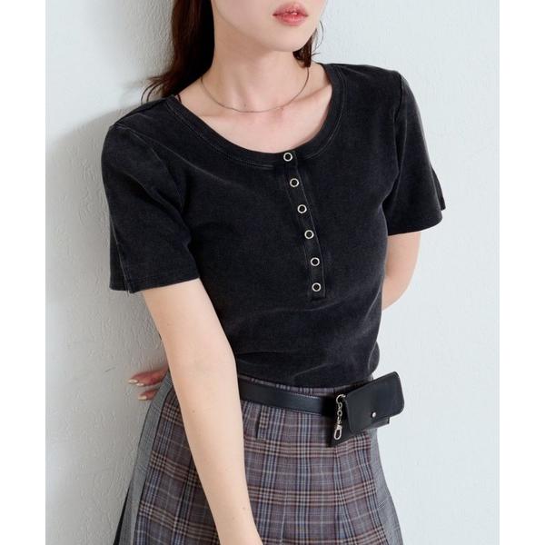 『セール実施中』ZOZO問い合わせ番号:95517004ショップ:Kastane，カスタネブランド:Kastane，カスタネ商品名:【新色追加/5色展開/XS.Fサイズ展開】ピグメントヘンリーTEEカテゴリ:トップス>Tシャツ/カット...