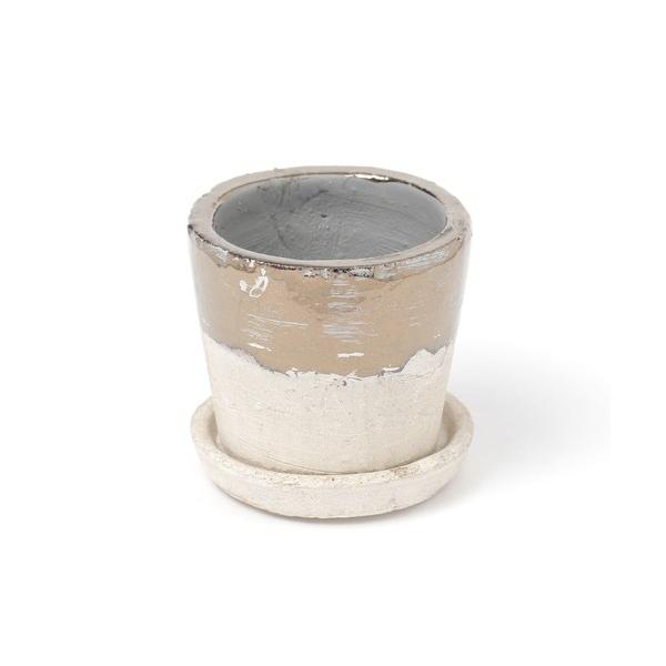 ZOZO問い合わせ番号:95577815ショップ:GEORGE'S，ジョージズブランド:GEORGE'S，ジョージズ商品名:テラコッタ バイカラー ポット Sカテゴリ:インテリア>フラワーベースブランド品番:364121素材:テラコッ...